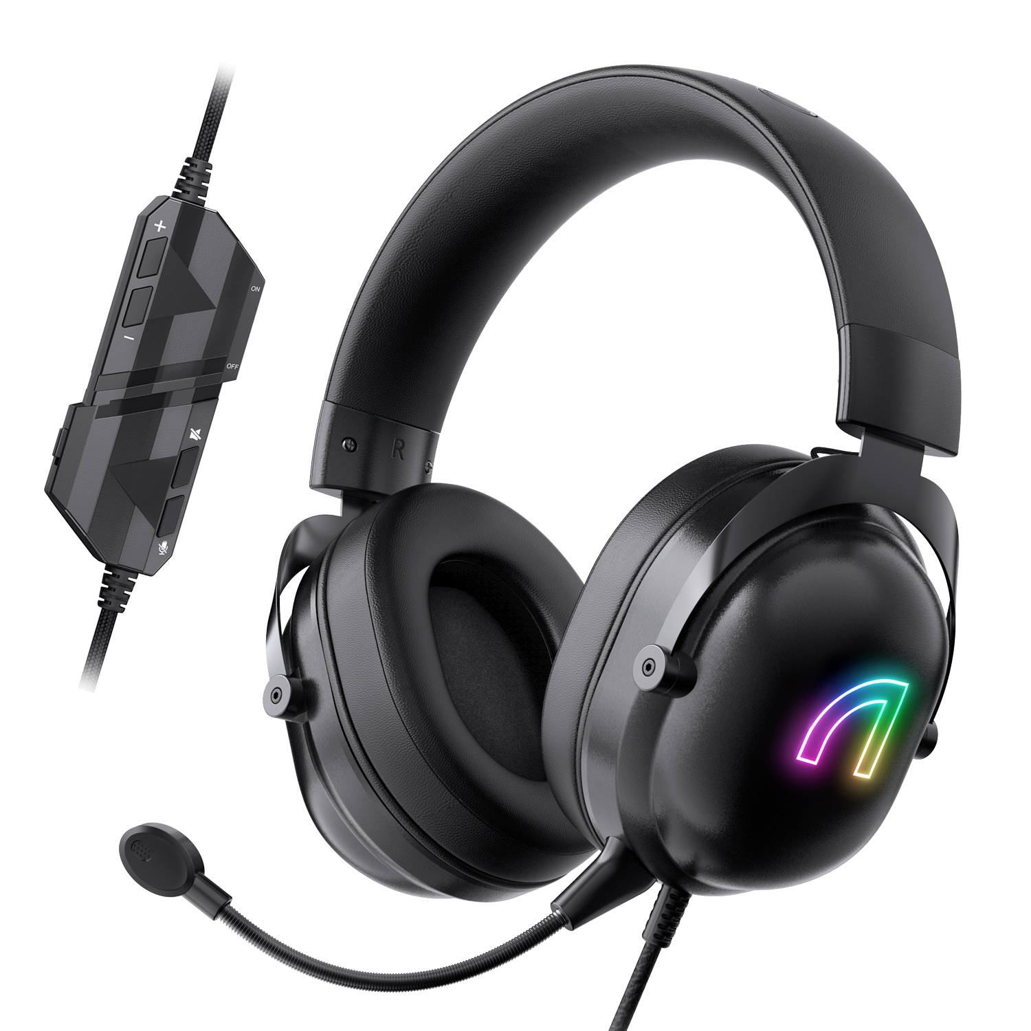 B772L 가상 7.1채널 RGB 게이밍 헤드셋 | ABKO