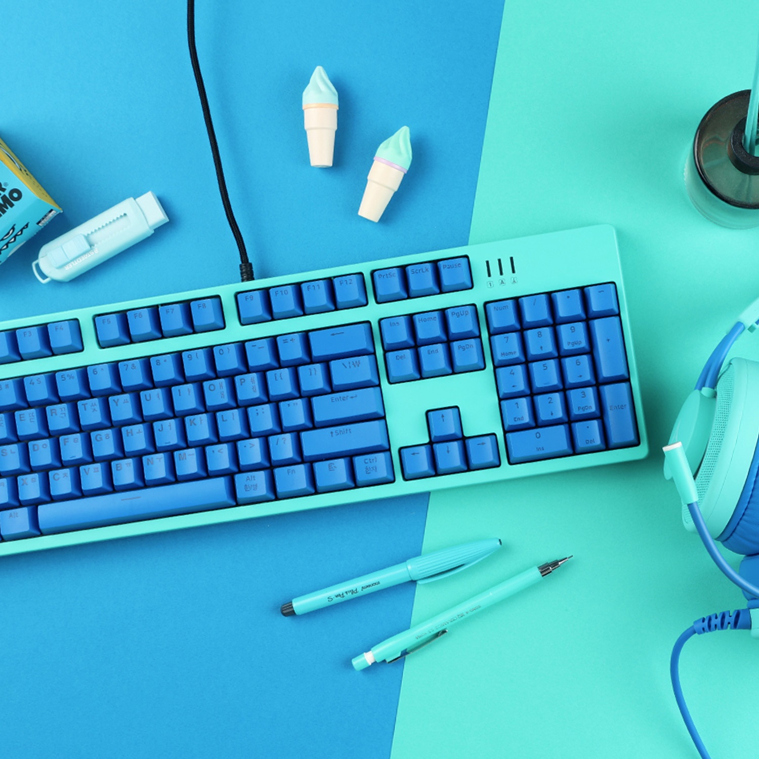 K660 뉴 블루민트 에디션 카일 광축 V2 게이밍 | ABKO