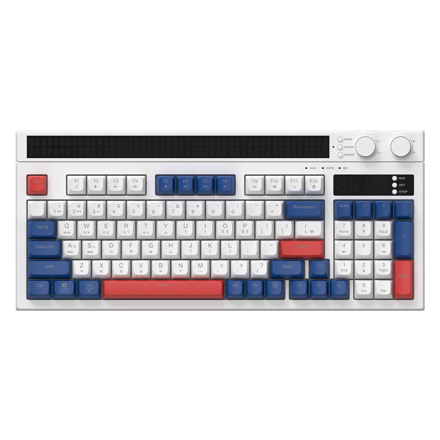 AMK94 3모드 LED 디스플레이 유무선 | ABKO